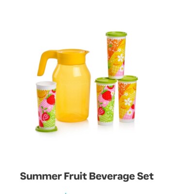 Tupperware Summer Fruit Beverage Set | eBay