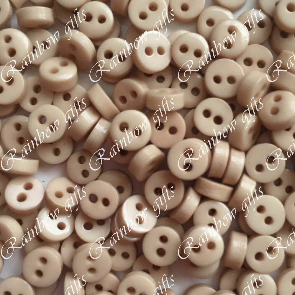 6mm MICRO BUTTONS MINI BUTTONS TINY DOLL CLOTHES BUTTONS SCRAPBOOKING ...