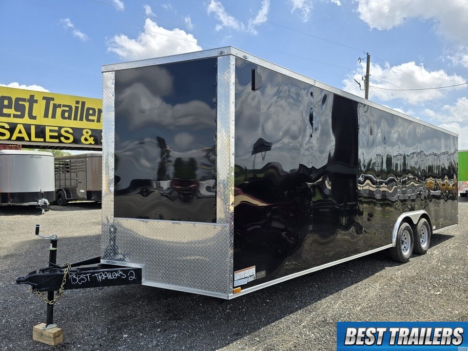 2025 Quality Trailers 8 x 24 basic cargo carhauler enclosed trailer New ...