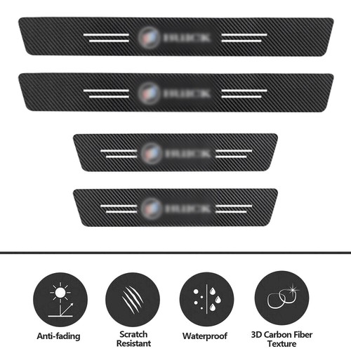 4Pcs For Buick Accessories Car Door Plate Sill Protector Scuff Entry ...