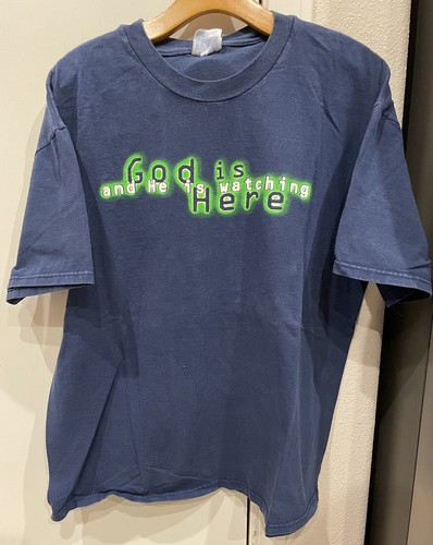 VINTAGE 1999 DC Talk Supernatural Tour Double Sided T-shirt Blue Mens ...