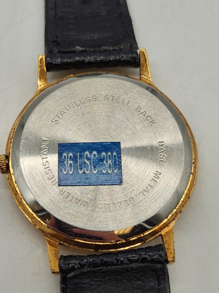 Kodak Official Sponsor Gold Tone Men's Watch 36 USC 380 35mm Untested ...
