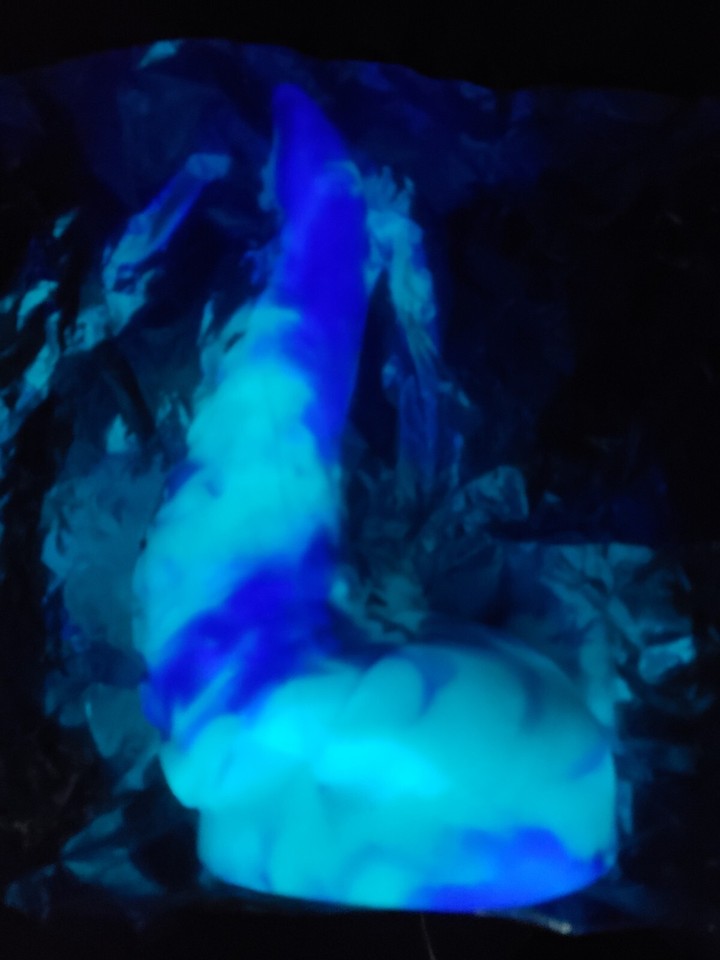 NEW Bad Dragon TAKO Fantasy MEDIUM GLOW Silicone Dildo Toy GITD RARE | eBay