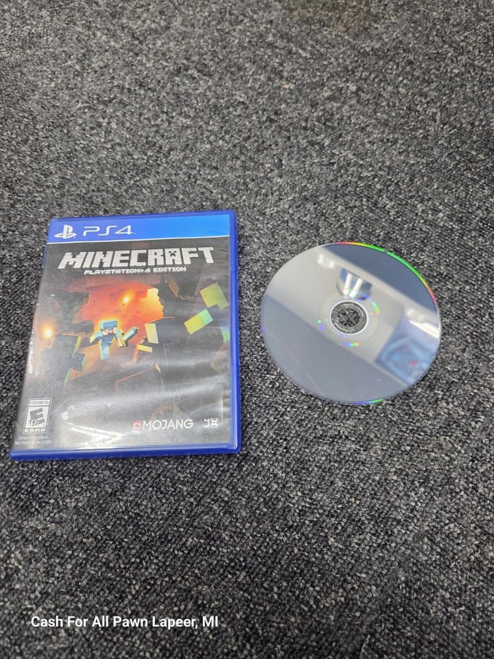 Minecraft (PlayStation 4, 2014) PS4 Cleaned And Tested 711719053279| eBay