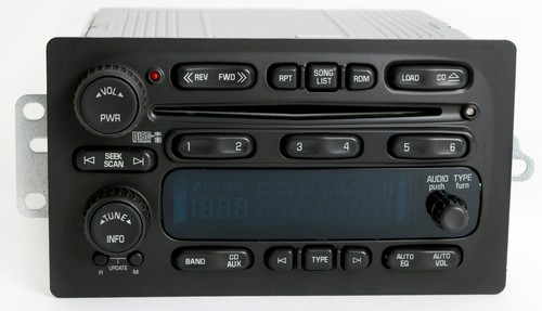 GMC Chevy Delphi OEM 6 Disc Changer Factory Radio CD Player Part Number ...