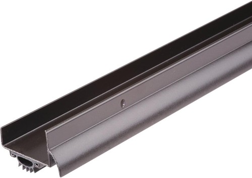 36 Inch Bronze Weather Stripping U Shape Door Bottom With Drip Cap Easy ...