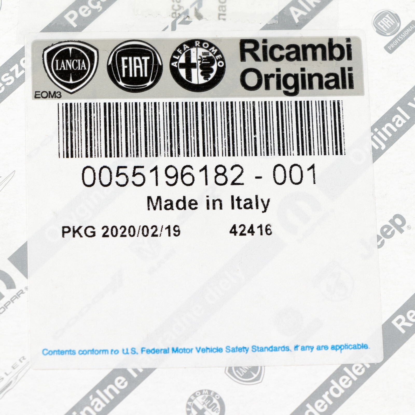 Fiat DOBLO Clutch Master Cylinder 55196182 Genuine OE for sale online ...
