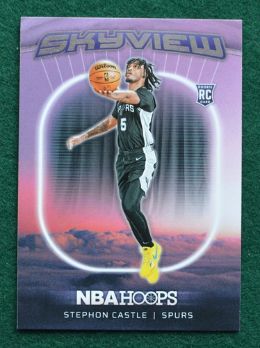 Stephon Castle rookie card Mint - 2024 Hoops Skyview San Antonio Spurs ...