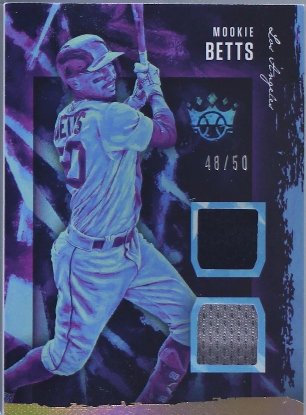 2020 Panini Diamond Kings - Dk Materials Mookie Betts #DKM-MB Holo Gold ...