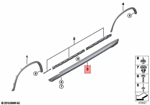 Genuine BMW X1 E84 X1 16d 16i 18d 18dX 18i 20d ed 20dX 20i covers ...