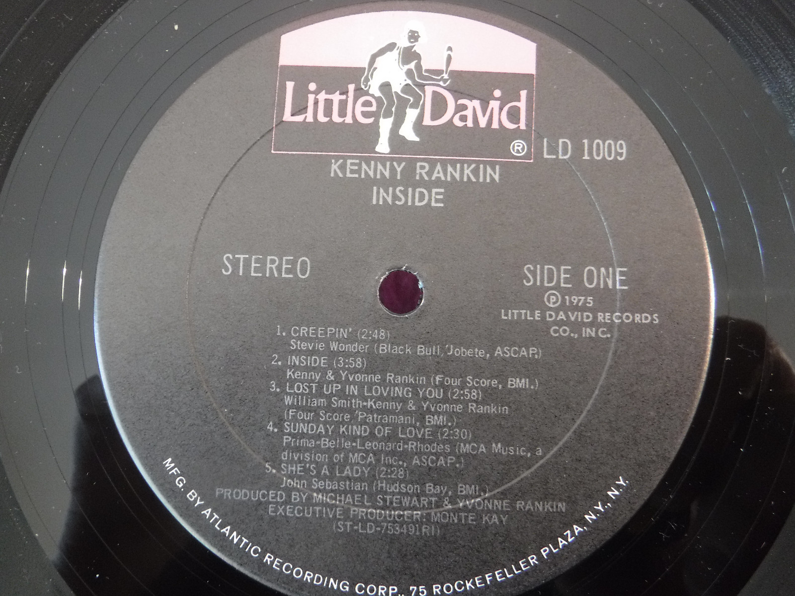 Kenny Rankin, Inside, 1975, Little David Records LD 1009, 1975, Rock ...