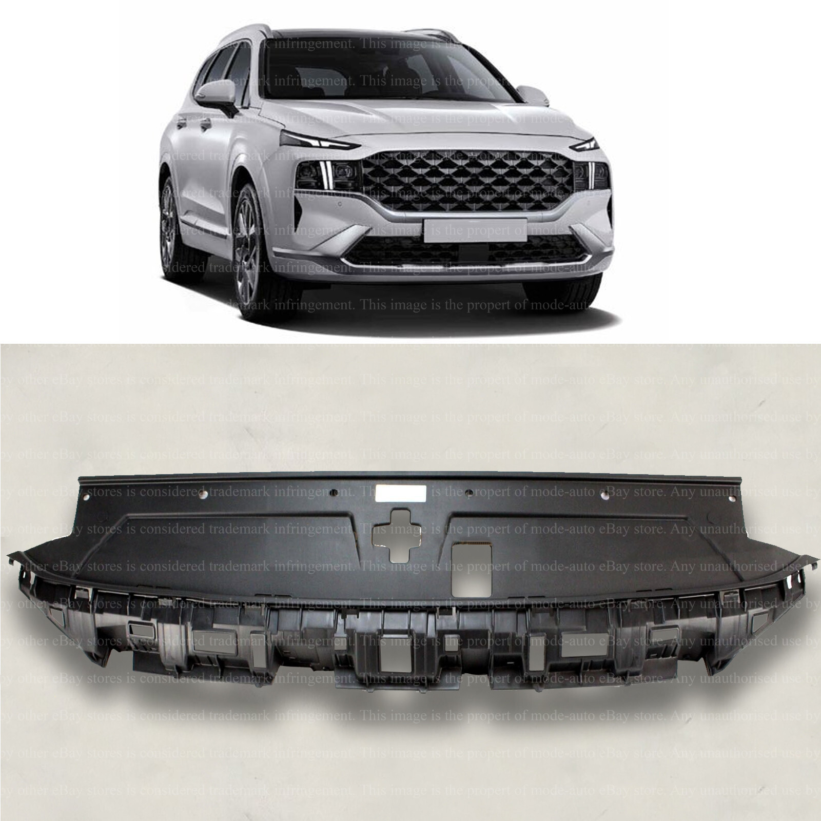 Front Upper Grille Radiator Cover for 2021 2022 Hyundai Santa Fe 86342 ...