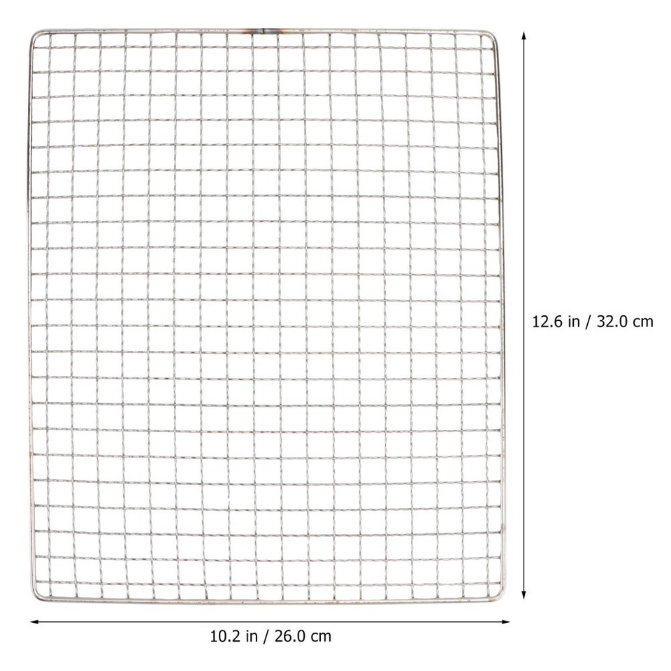 Stainless Steel Bbq Wire Mesh Grilling Rack For Outdoor Cooking ...