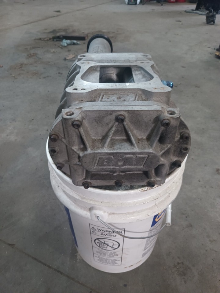 B&M 144 Small Block Chevy Supercharger Blower with tensioner | eBay