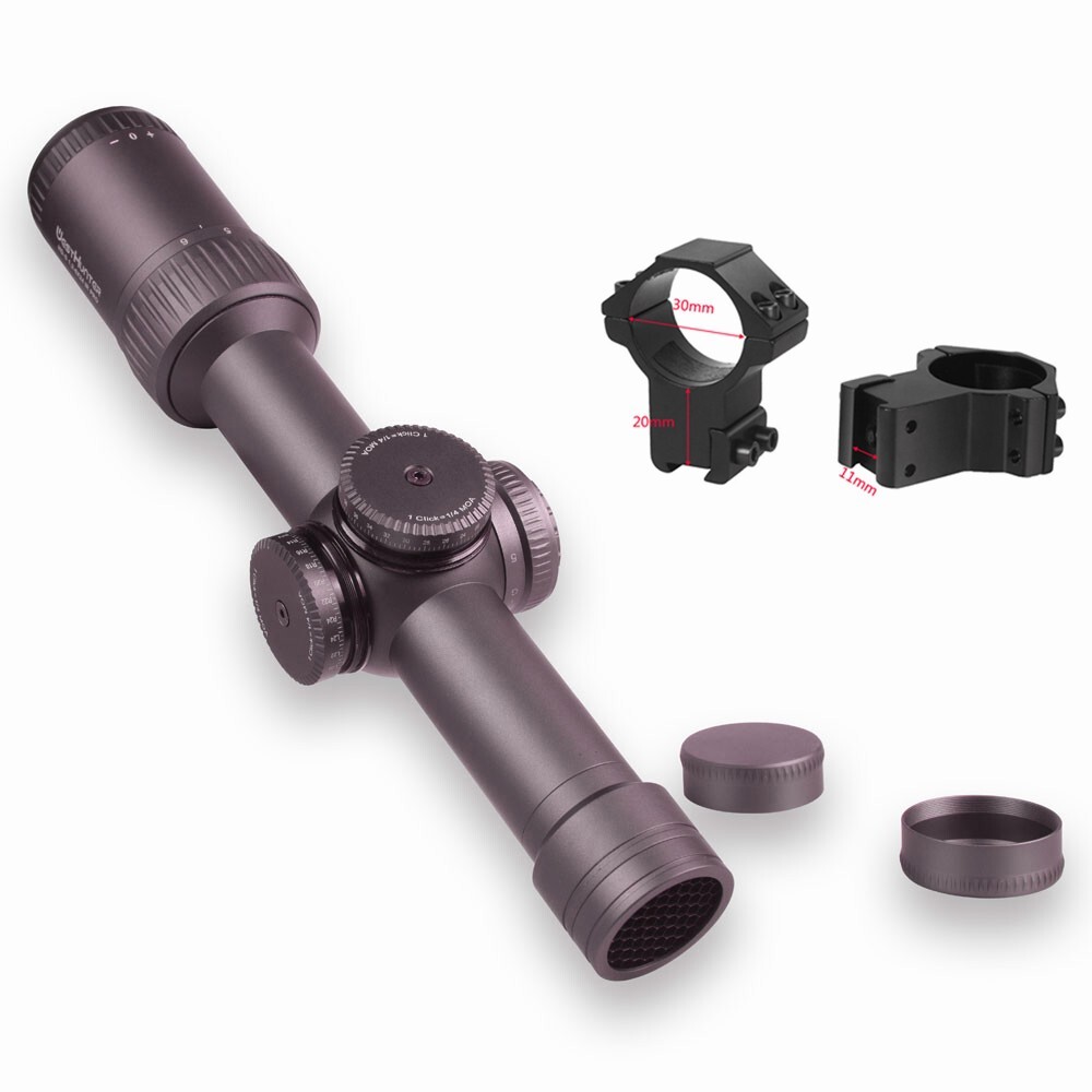Hunting Compact Scopes WestHunter HD-S 1.2-6X24 IR Pro SFP Mil Dot ...