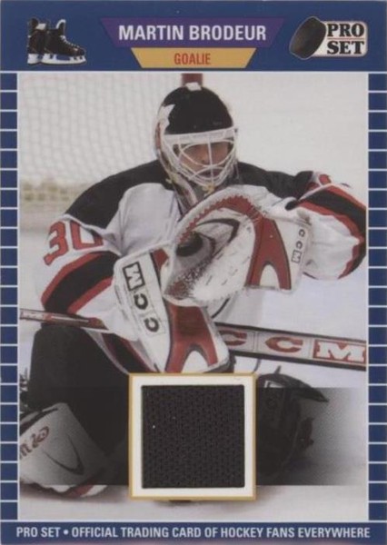 2021-22 Leaf Pro Set Blaster - Memorabilia Blue #PSM-52 Martin Brodeur ...
