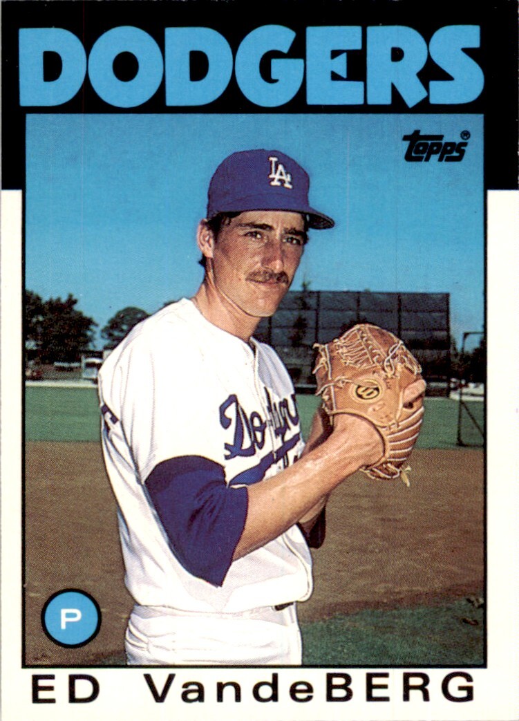 1986 Topps Traded Ed Vande Berg Baseball Cards #118T | eBay