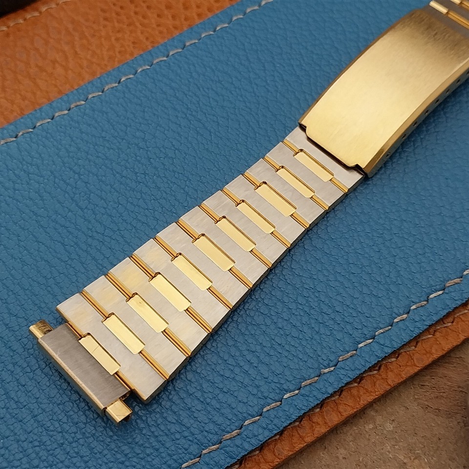 19mm 20mm 21mm Stainless & Gold-Plated LED LCD nos 1970-1980s Vintage ...