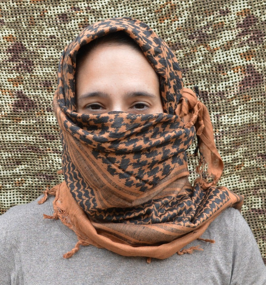 Tactical Shemagh Head Scarf Keffiyeh Balaclava military Authentic ...