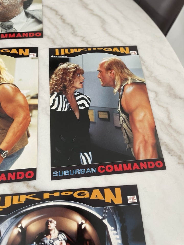 Suburban commando Lobby Card set Undertaker Hulk Hogan 1991 | eBay UK