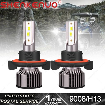 9008 H13 LED Headlight Bulb for Mini Cooper 2007-2016 High Low Beam One ...