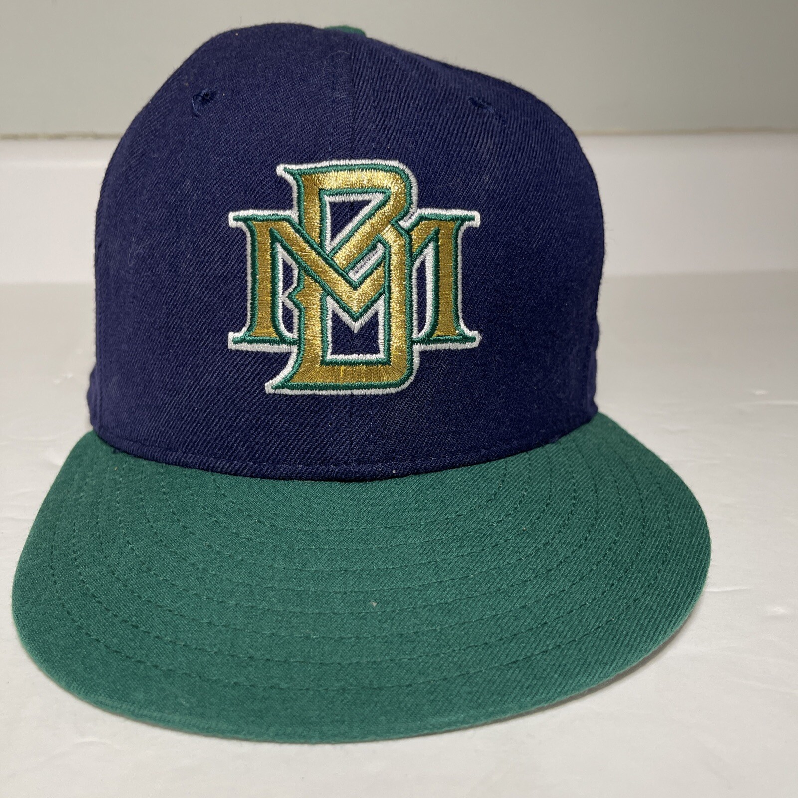 Vintage Milwaukee Brewers Hat MLB New Era 59FIFTY Size 7 Fitted Cap Hat ...