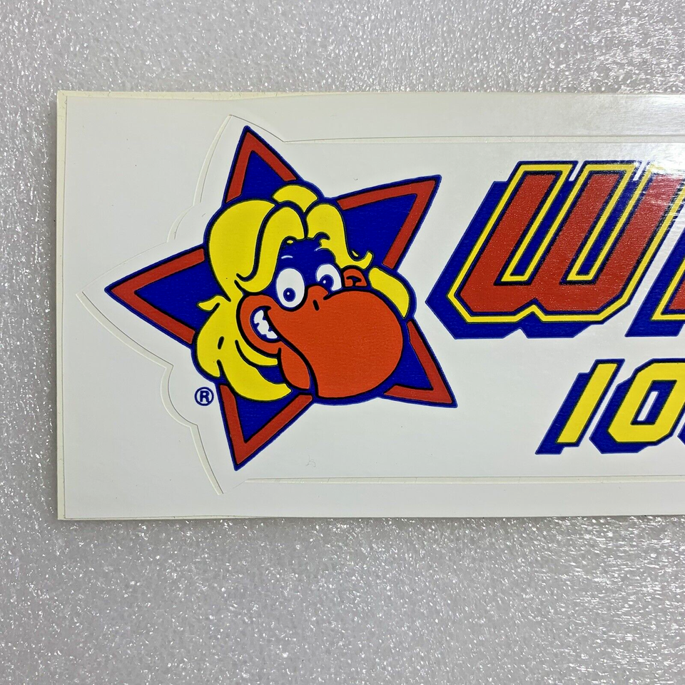 Vintage WMMS 100.7 FM "THE BUZZARD" Radio Bumper Sticker - Cleveland | eBay