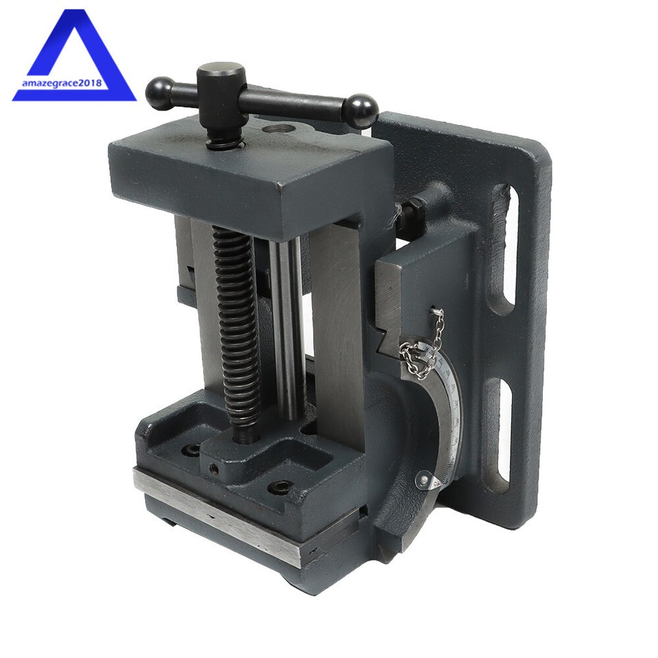 4.25 In. Industrial Strength Benchtop and Drill Press Tilting Angle Vise US | eBay