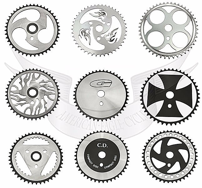 NEW! Sprocket Chainring 44T Beach Cruiser Lowrider Chopper BMX Bike ...