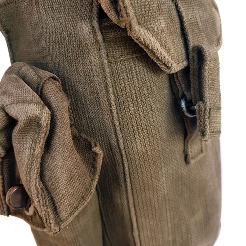 FALKLAND British Army PATTERN 58 Pouch Ammo Bag Webbing Kidney Carrier ...