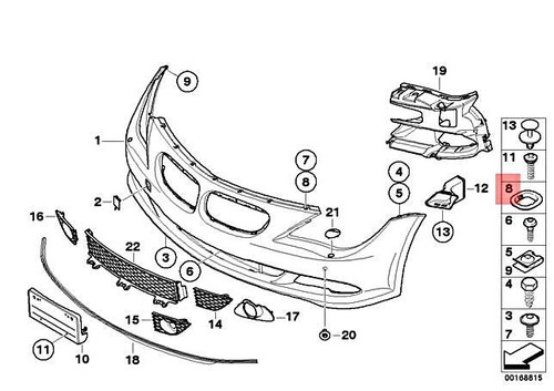 Genuine BMW E63 E64 630i 635d 645Ci 650i Cabrio Adjusting Washer ...
