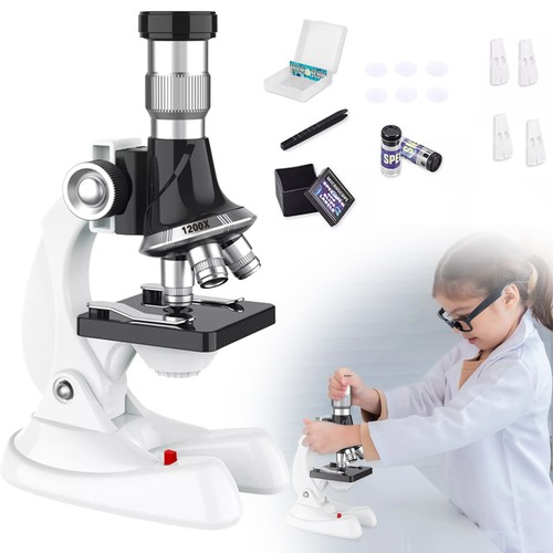 Microscope 100x-1200x Biological Microscopes Optical Microscope for ...