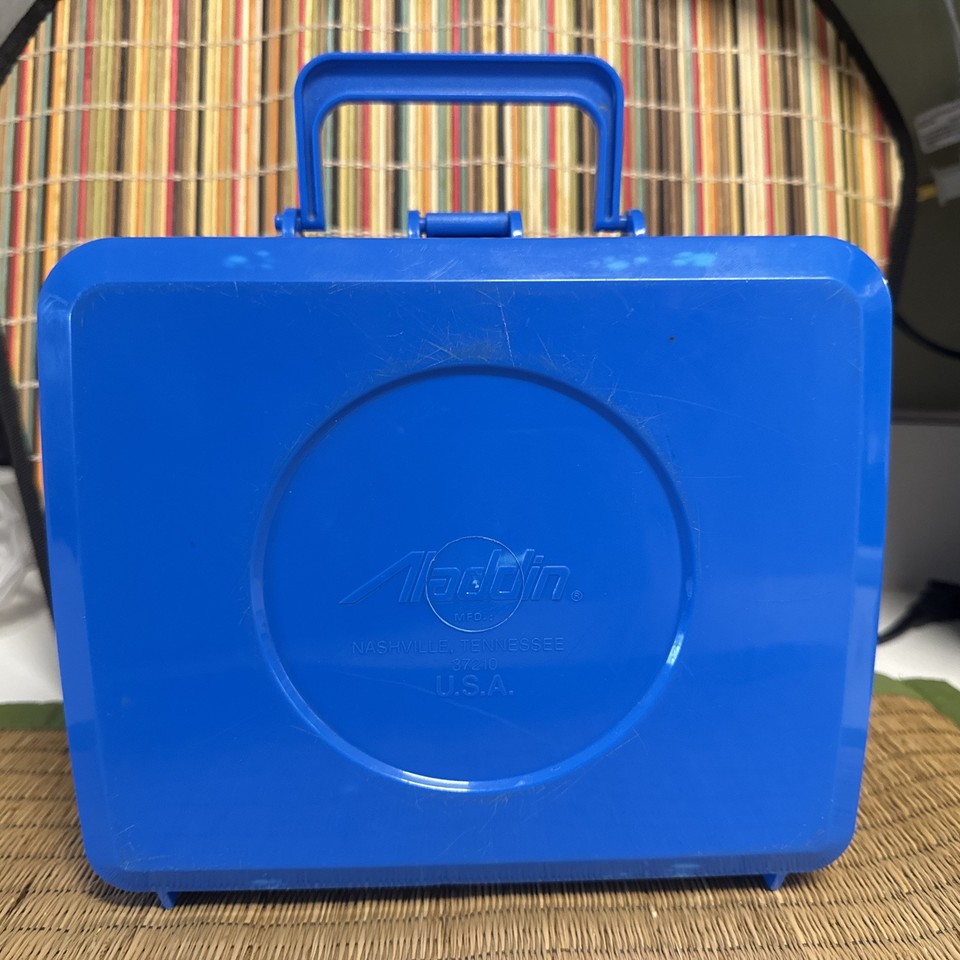 VINTAGE Disney Mickey Mouse Pluto LUNCH BOX Aladdin Plastic • Lunchbox ...