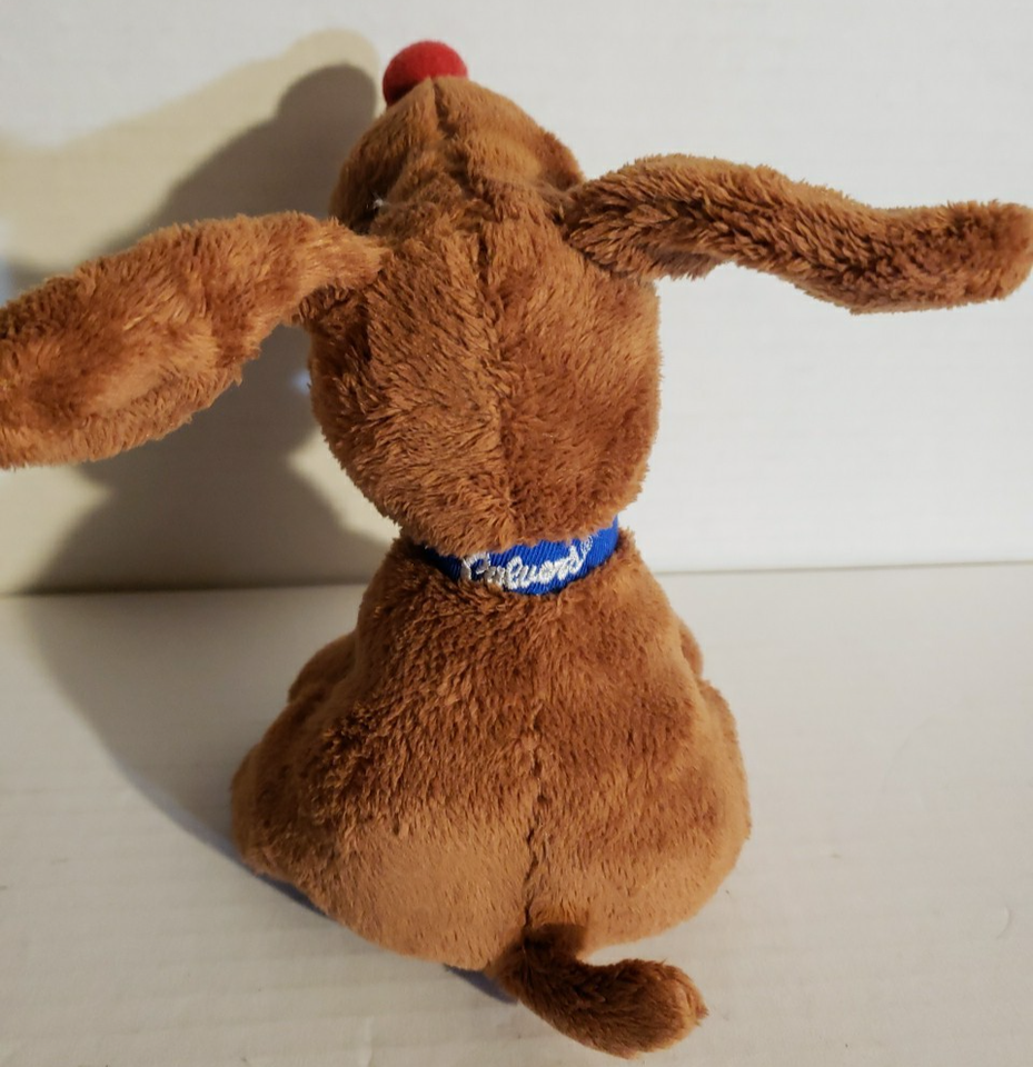 Culvers Restaurant Fudge Dog 6” Plush Stuffed Animal Brown Puppy 2016 ...