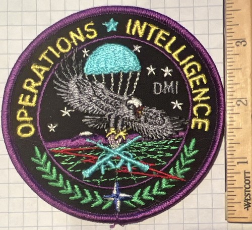 Operations intelligence DMI patch. Rare DEFENSE MAPPING Patch | eBay