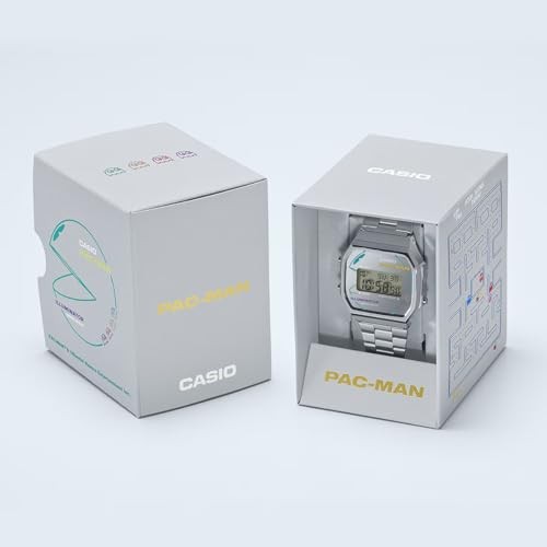 CASIO PAC-MAN A168WEPC-7A Digital Watch Silver Limited | eBay