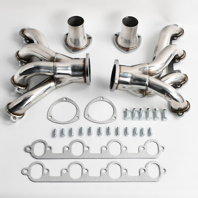 Fits Ford Big Block 429 460 7.0L 7.5L Stainless Shorty Hugger Exhaust ...