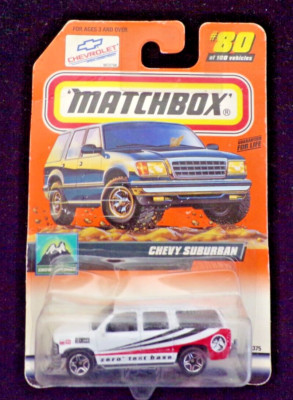 1999 Matchbox Snow Explorer Featuring CHEVY SUBURBAN - #80/100 - #96375 ...