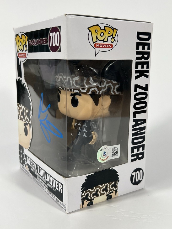 Ben Stiller Signed Funko Pop Derek Zoolander #700 Autograph Beckett BAS ...