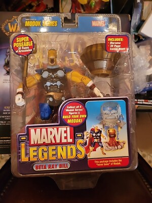 NEW Marvel Legends Modok BAF Series Beta Ray Bill 2006 Toy Biz Sealed X ...