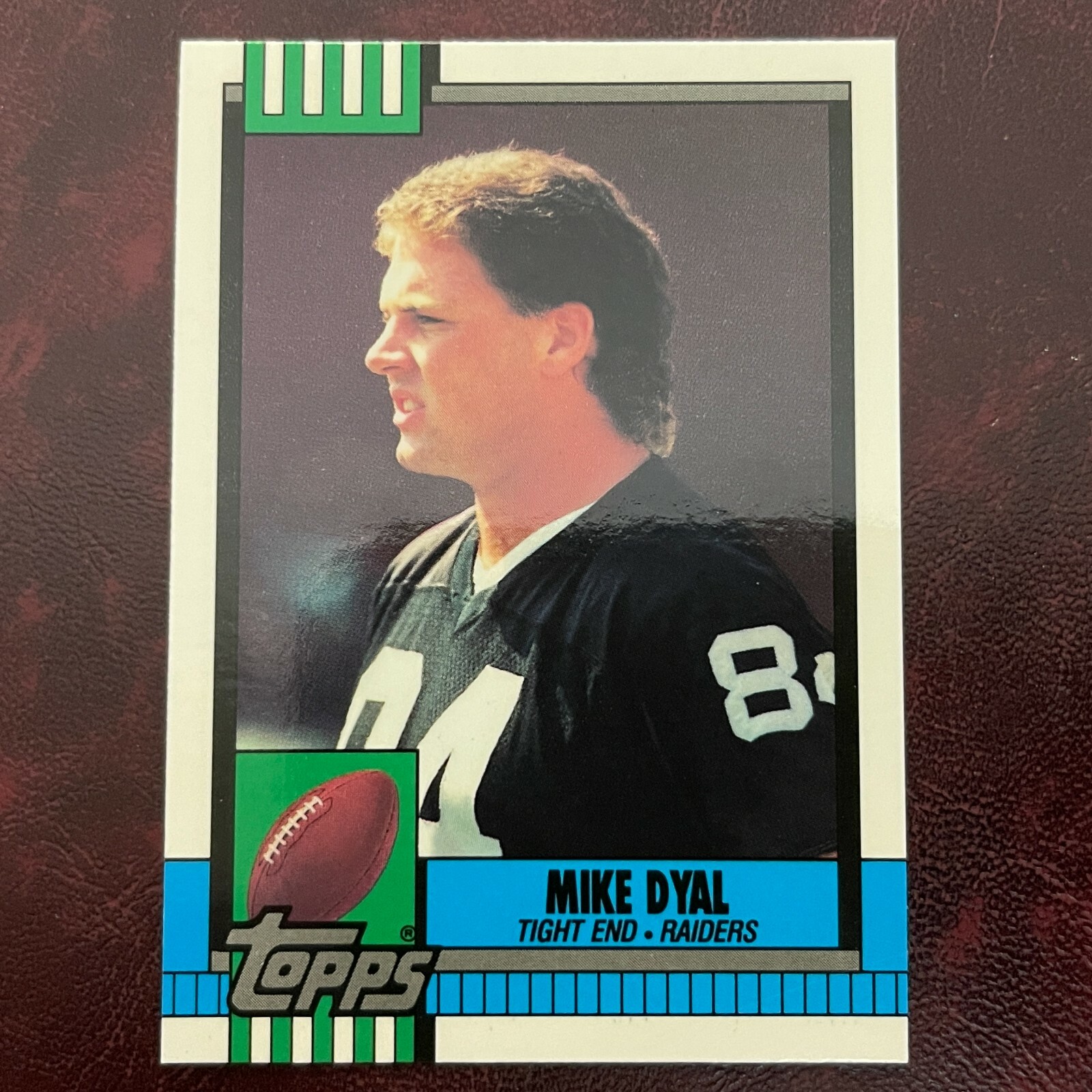 1990 Topps TIFFANY Set MIKE DYAL ROOKIE #286 L.A. RAIDERS ** MINT ...