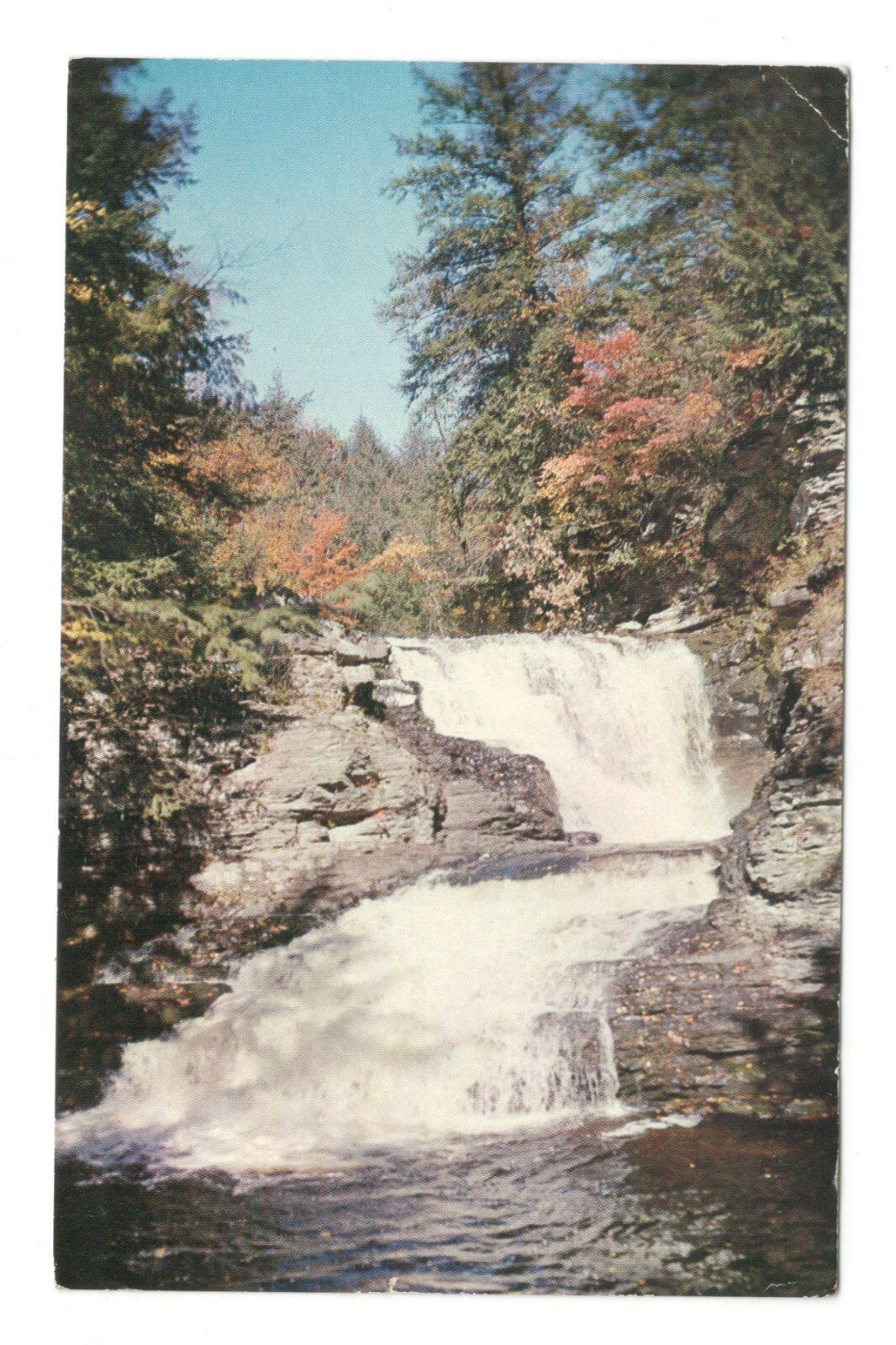 Winona Falls Poconos East Stroudsburg Pennsylvania Vintage Postcard ...