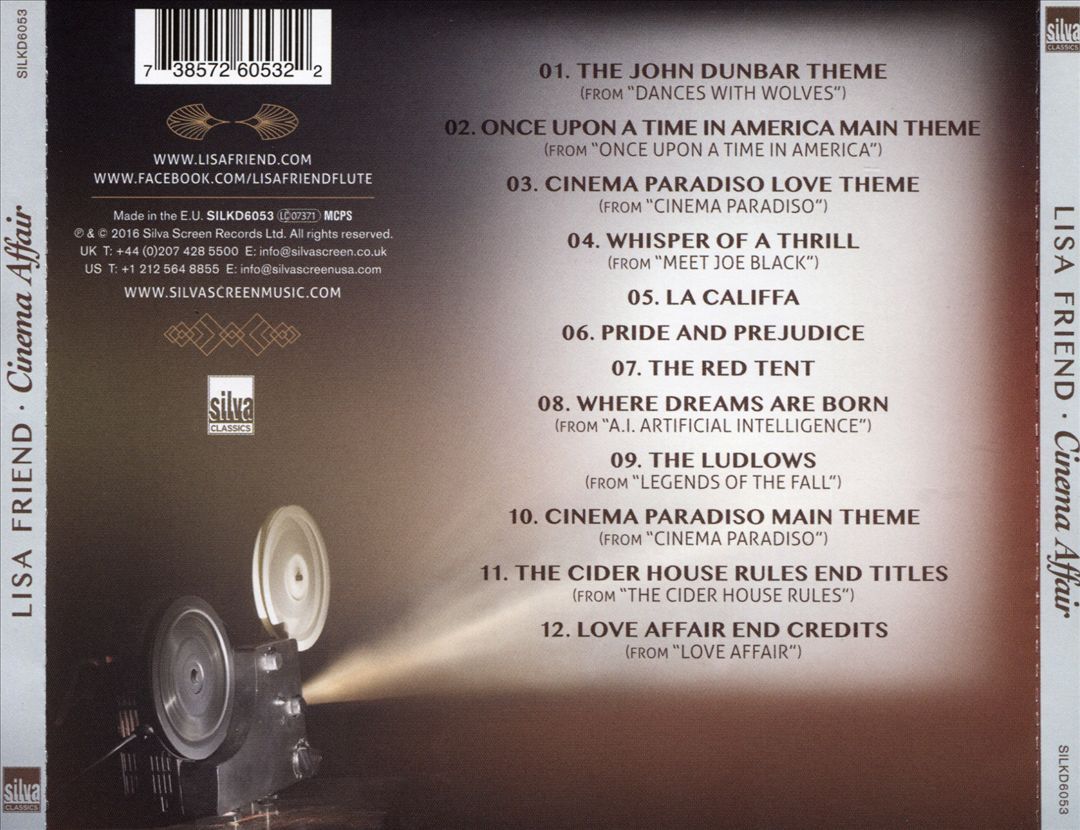 LISA FRIEND (FLUTE)/CITY OF PRAGUE PHILHARMONIC ORCHESTRA - CINEMA ...