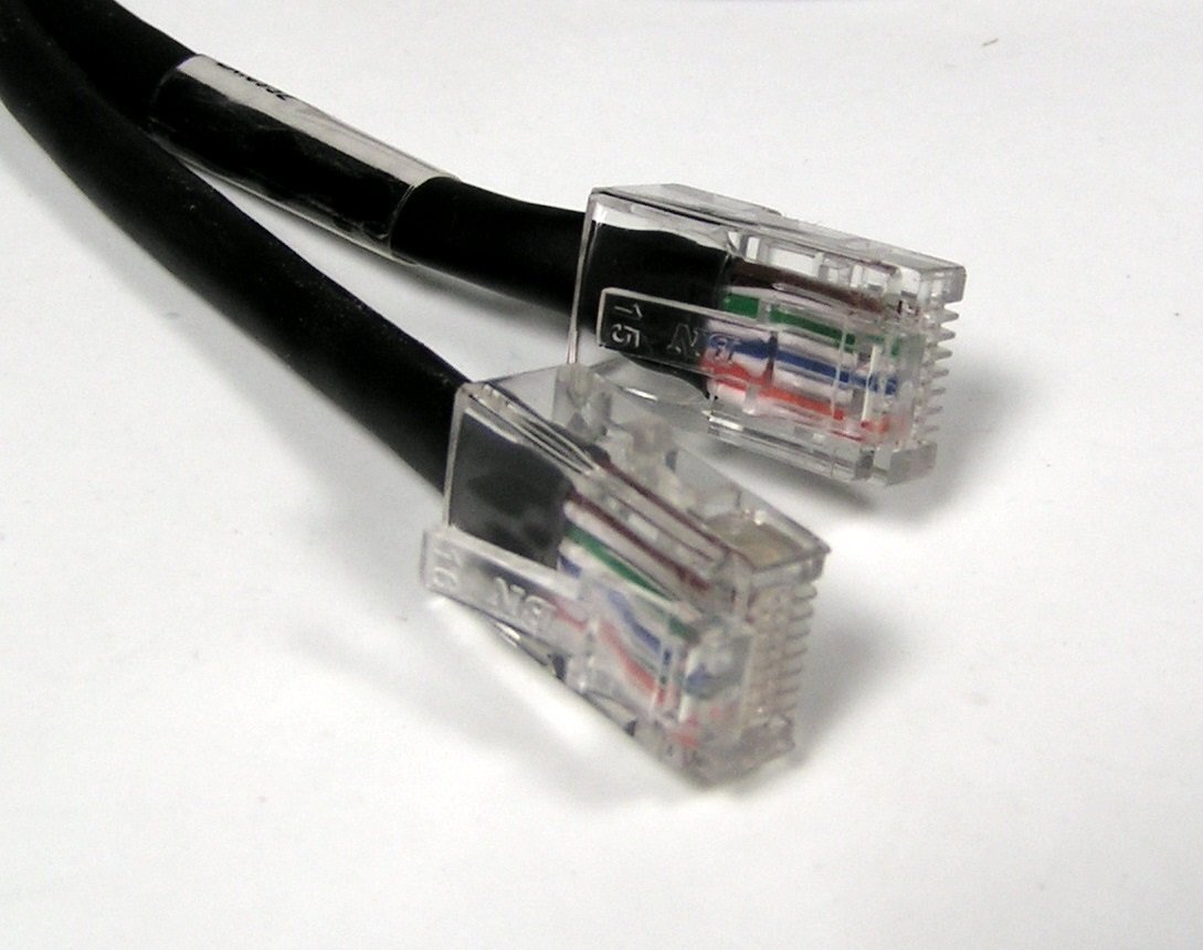 4x CAT5e Polycom 5ft Ethernet Cable Male/Male RJ-45 Connector P/N 2457 ...