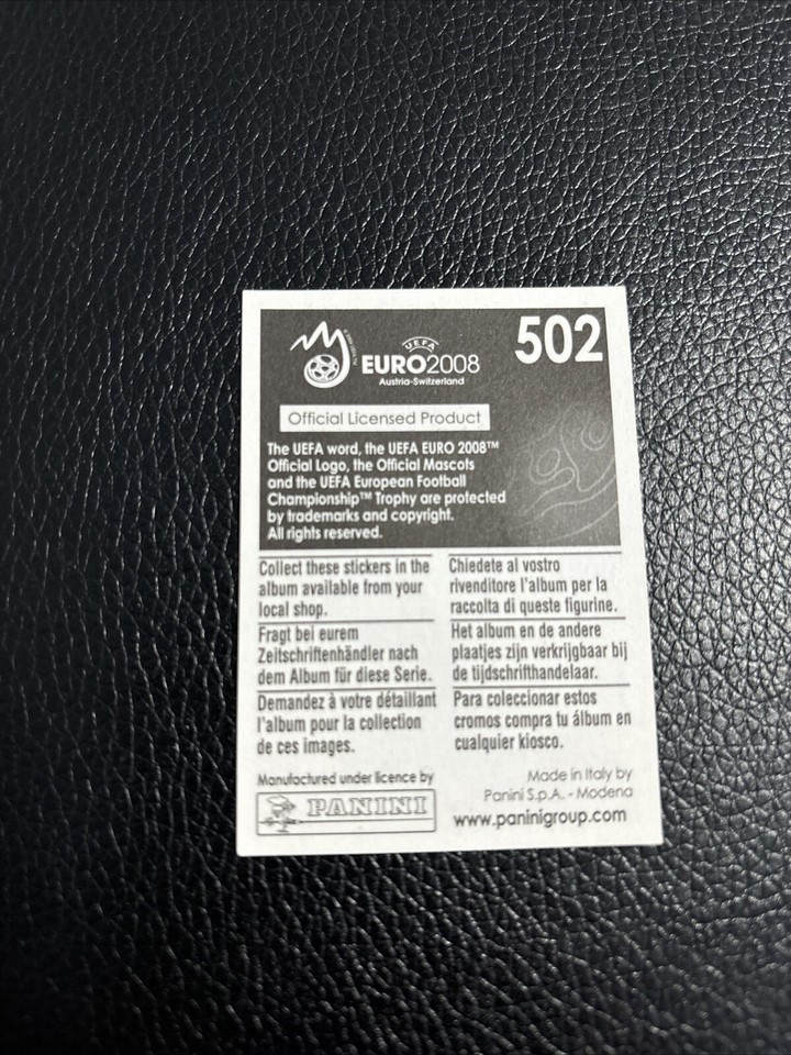 Franck Ribéry Uefa Euro 2008 Sticker Panini FRA Nr 502 | eBay