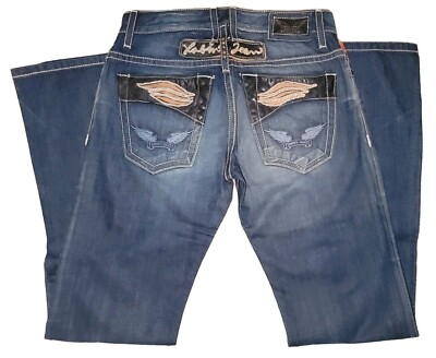 Men's Robins Jeans Studded Rivet Pocket D5237 Fat Boy Designer Fashion ...