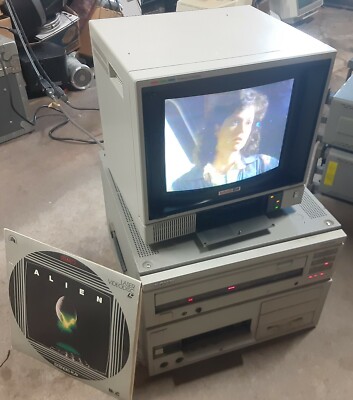 RARE Sony LaserMax ViEWSystem LaserDisc Player LDP-2000 + Computer VIW ...