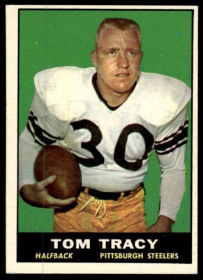 1961 Topps Tom Tracy : : Pittsburgh Steelers #106 | eBay