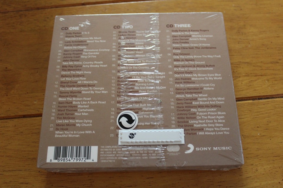 Now That's What I Call Country 3 CD Compilation 66 Tracks New Sealed ...