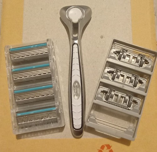 Wilkinson Sword Quattro Blades And Handle ( 7 Bladess Plus Handle ...